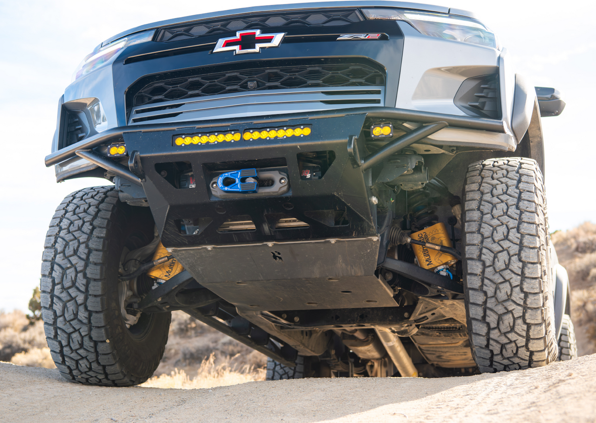 2023+ Colorado ZR2 Front/IFS Skid Plate – Relentless Off-Road Fabrication