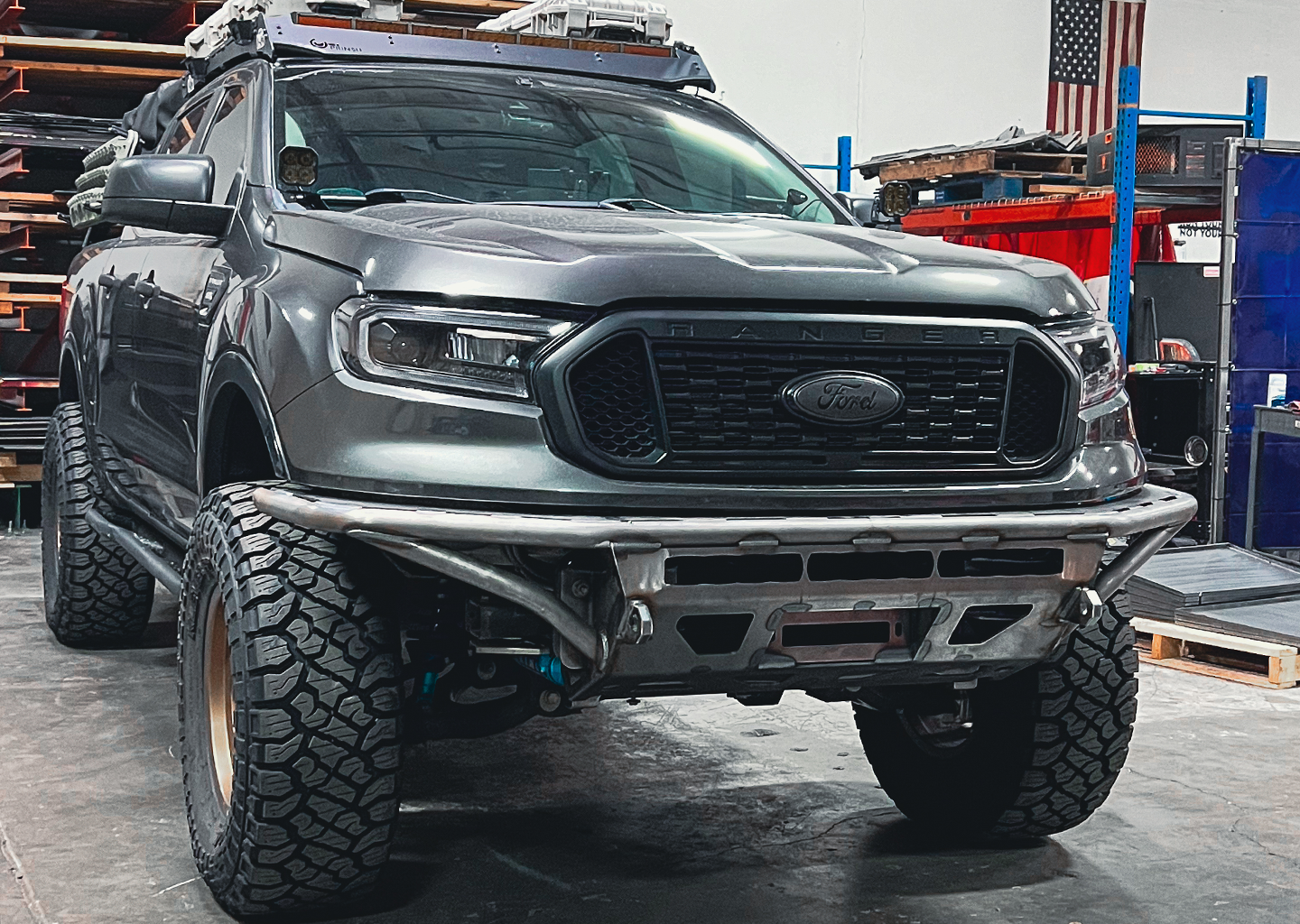 2019-2023 Ford Ranger Front Hybrid Bumper – Relentless Off-Road Fabrication