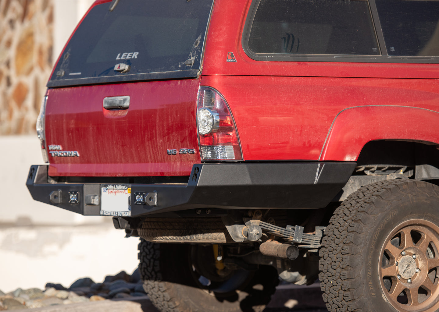 2005-2015 Tacoma High Clearance Rear Plate Bumper – Relentless Off-Road ...