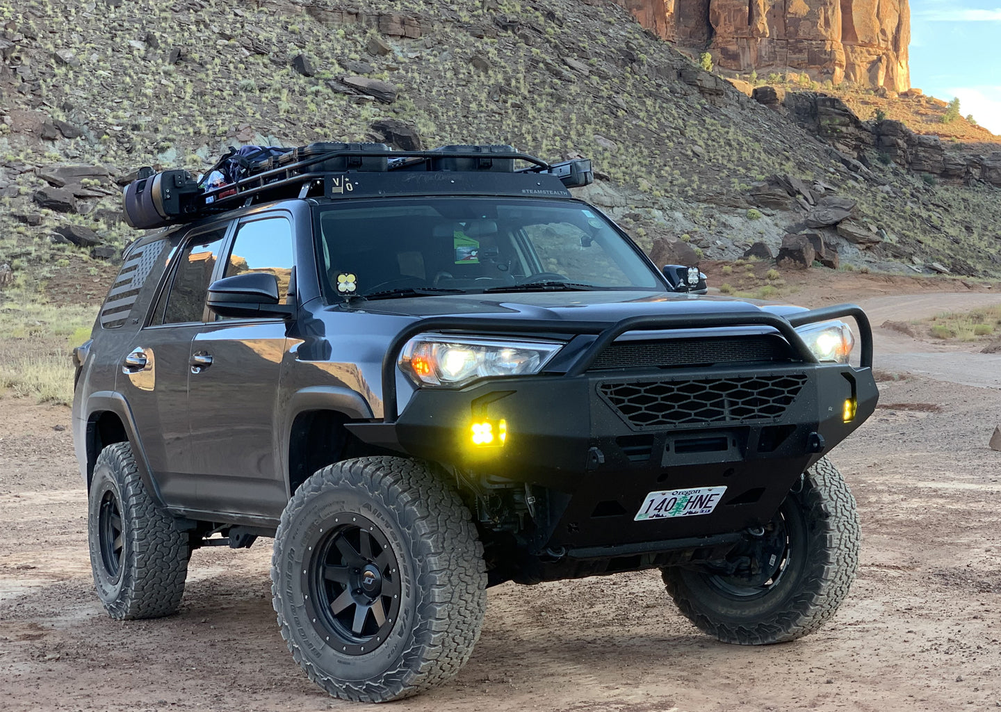 2014-2019 4Runner "Predator" Full Front Bumper – Relentless Off-Road ...