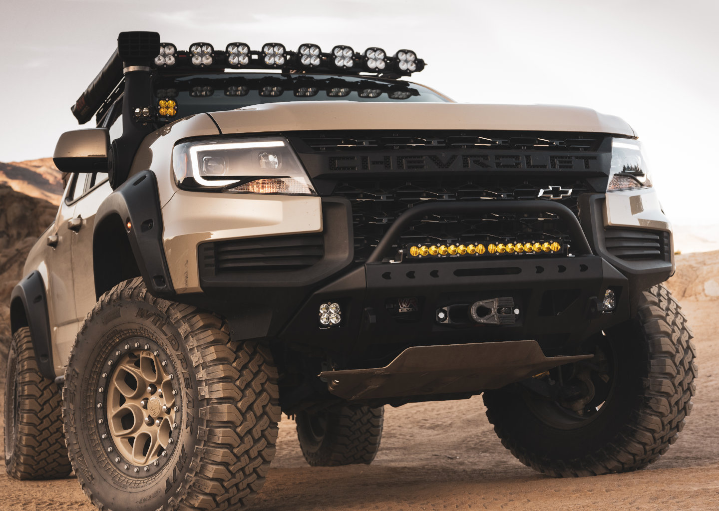 2021-22 ZR2 Colorado "Evolution" Low-Pro Front Bumper – Relentless Off-Road Fabrication